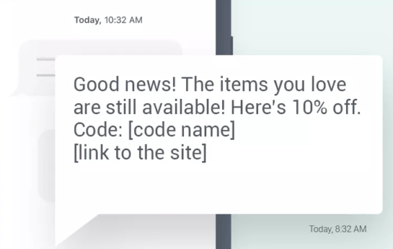 How to use personalized text messages to boost ecommerce sales