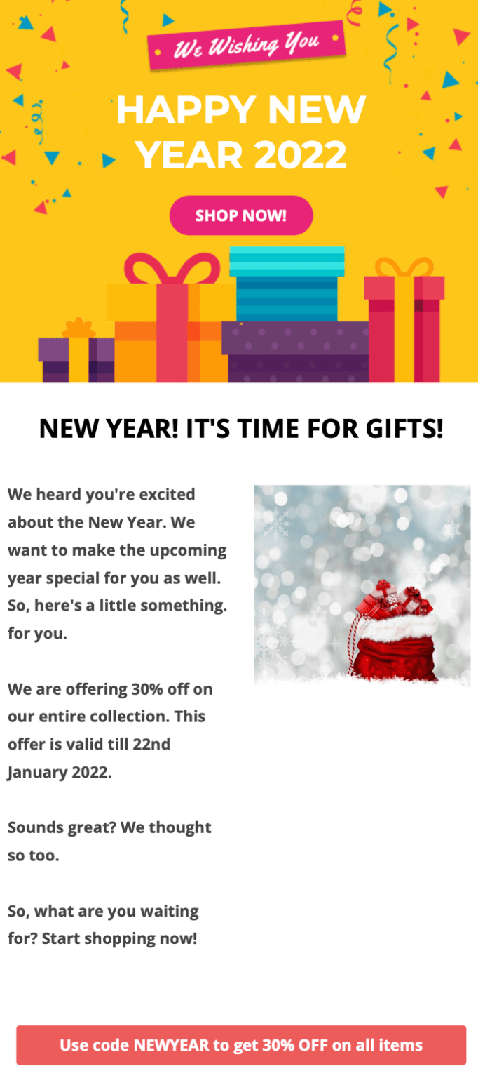 15 New Year email examples for your next email campaign