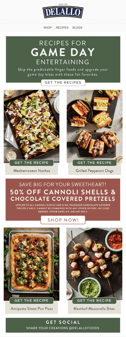 7 best Super Bowl email examples [+ templates & subject lines]