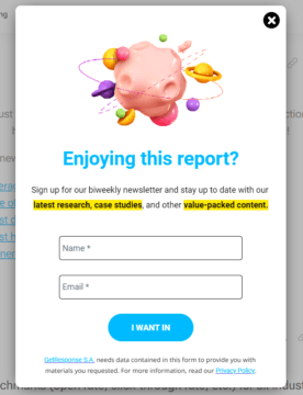 25 email newsletter signup examples for 2025