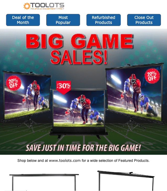 7 best Super Bowl email examples [+ templates & subject lines]
