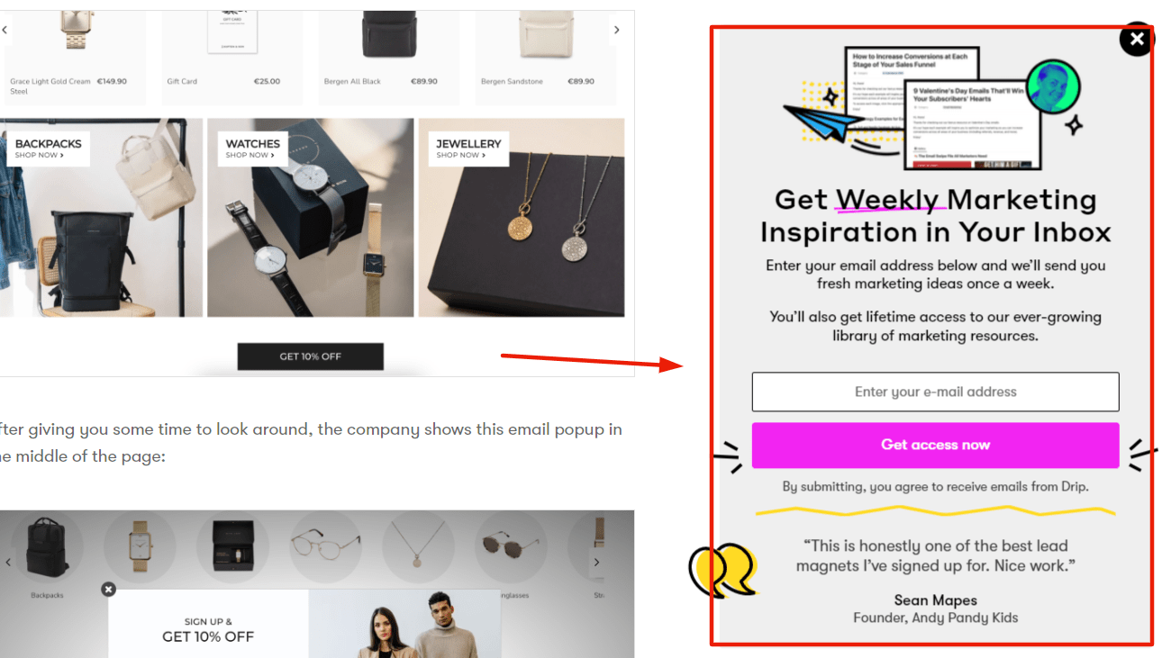 25 email newsletter signup examples for 2025
