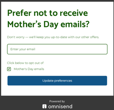 How to create holiday opt-out emails for sensitive topics