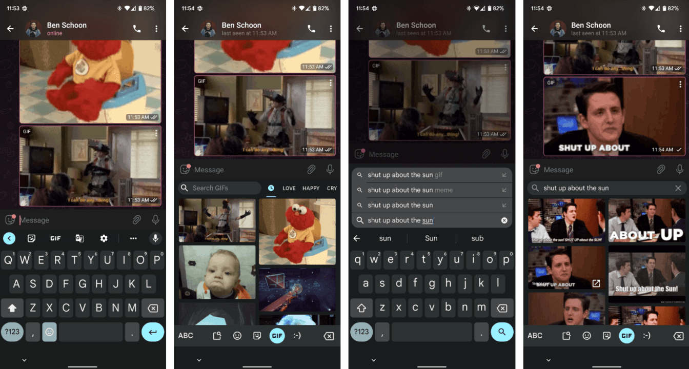 How to send a GIF in a text message [any device]