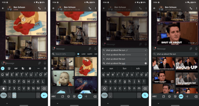 How to send a GIF in a text message [any device]