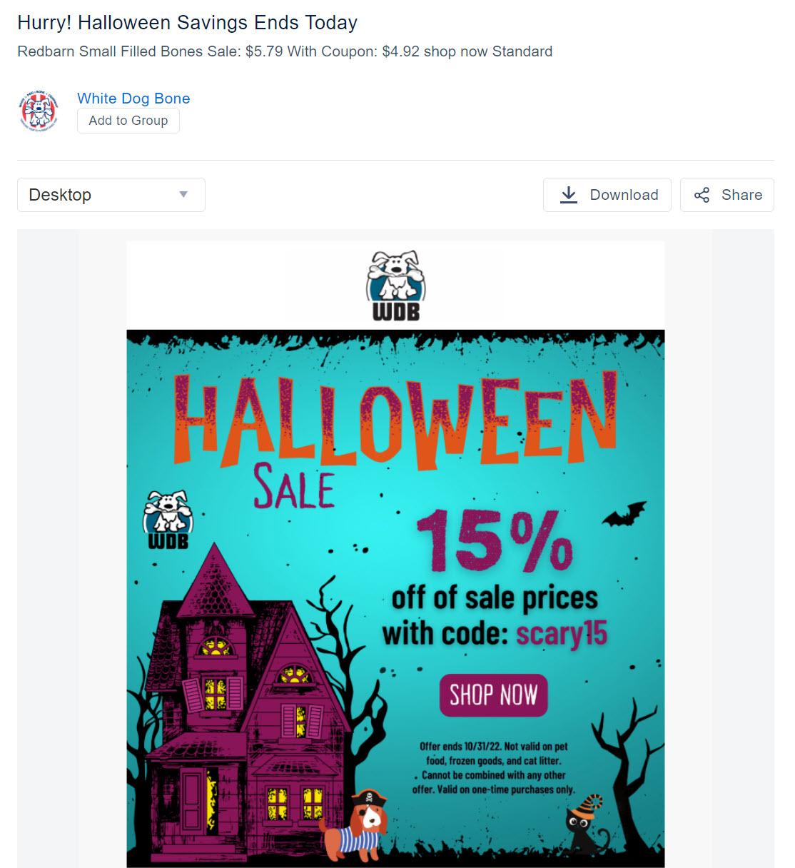 70+ Halloween email subject lines to BOOst engagement (best examples)