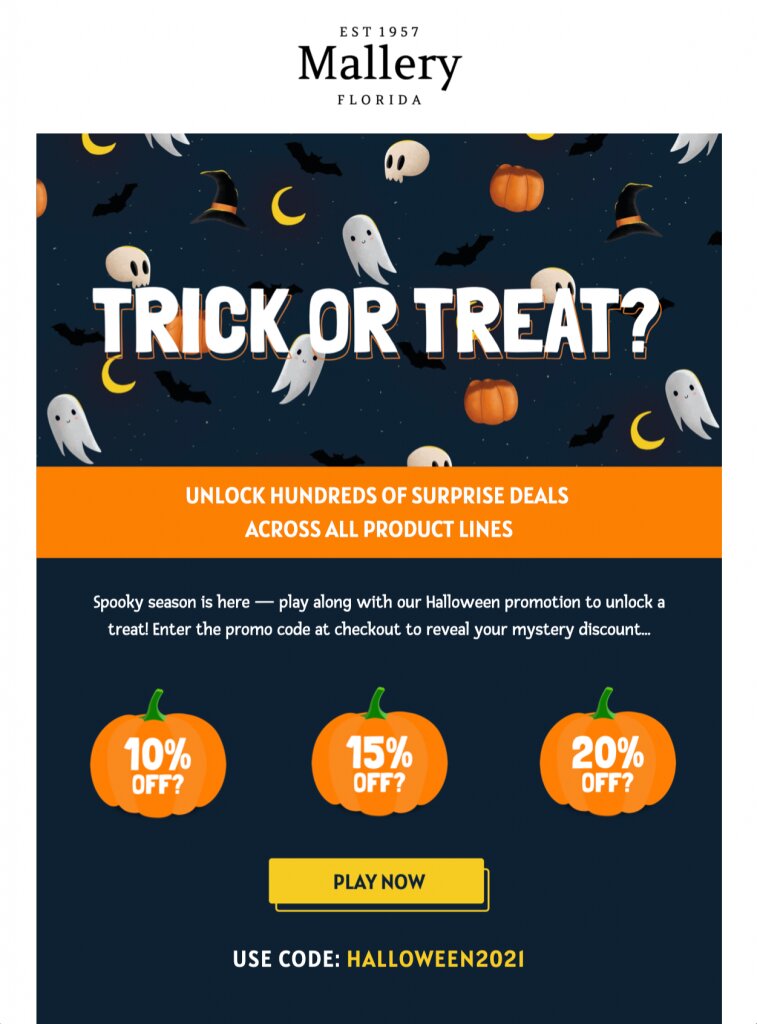14 Halloween email examples to maximize your sales