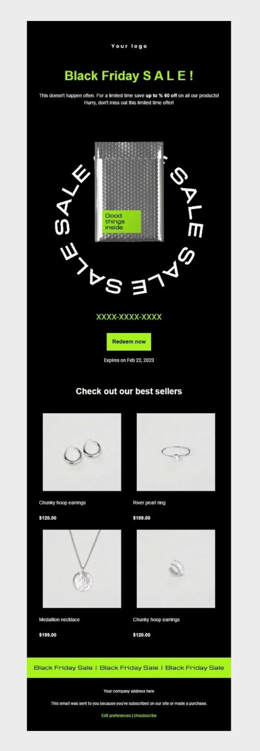 10 best Black Friday email examples and templates [2024]
