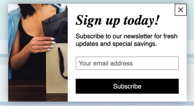 24 great email popup examples for 2025 (+ tips & best practices)