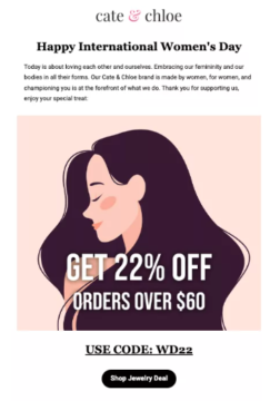8 best International Women's Day email examples [+ subject lines]