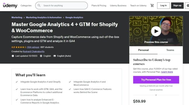 10 best ecommerce courses with certifications 2025 [Incl. free]