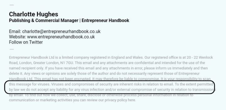 Email disclaimer guide for 2025: 10 free templates to use