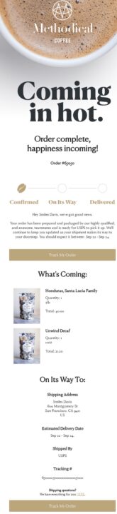 Order Confirmation Emails that Convert: 15 Best Examples