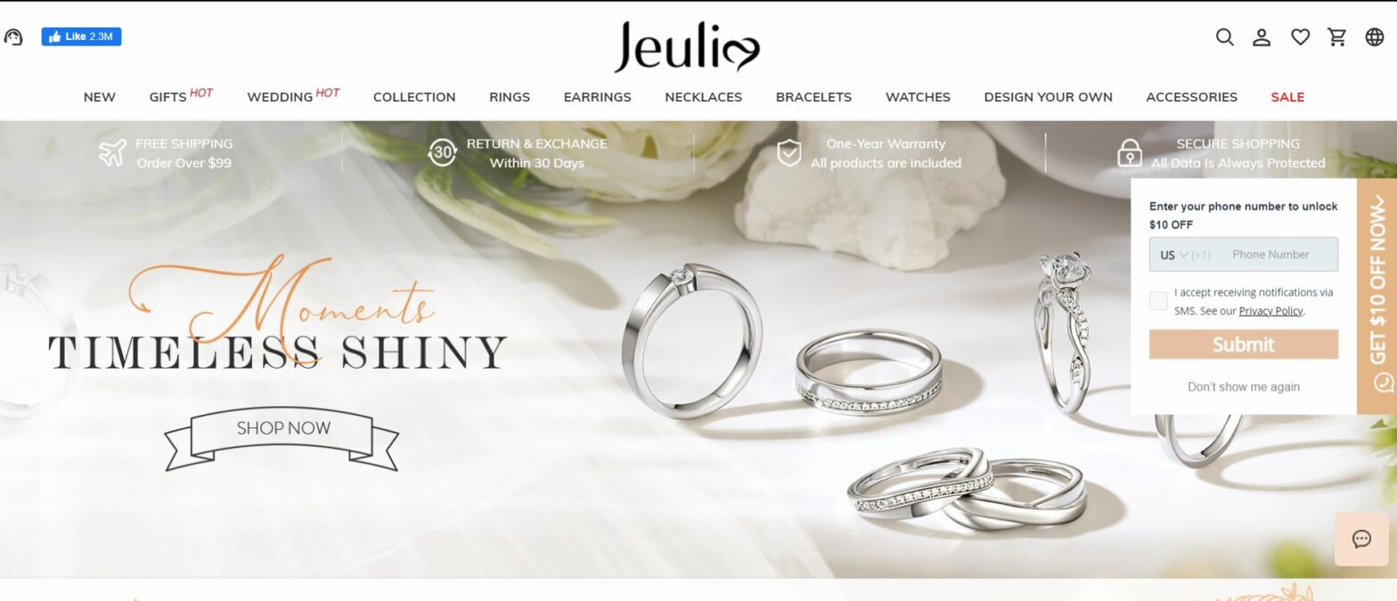 Top 25 Shopify jewelry stores to take inspiration from