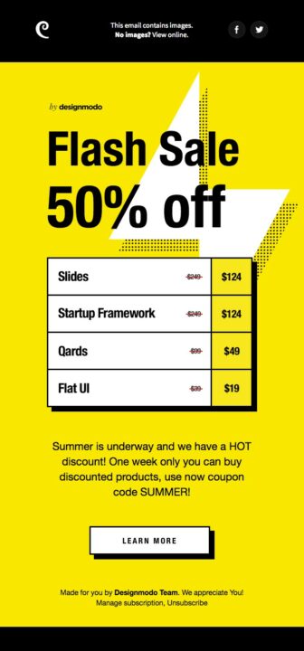 40 flash sale email and subject line examples for 2025