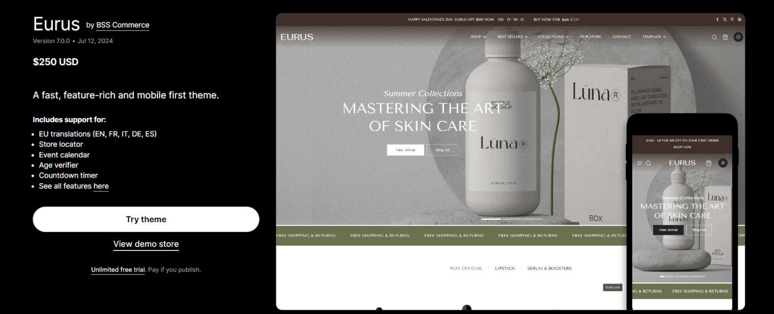 21 best Shopify themes in 2024 (free & paid)