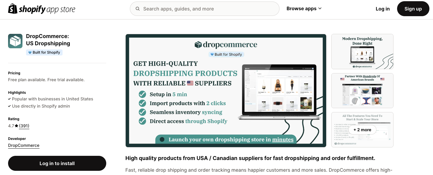 25 best dropshipping apps for Shopify in 2024