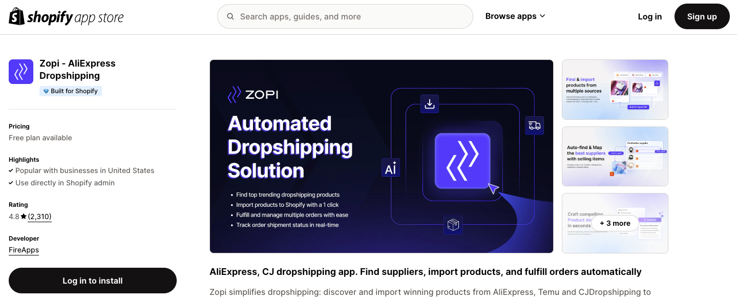 25 best dropshipping apps for Shopify in 2024