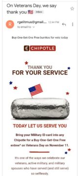 Crafting meaningful Veterans Day emails