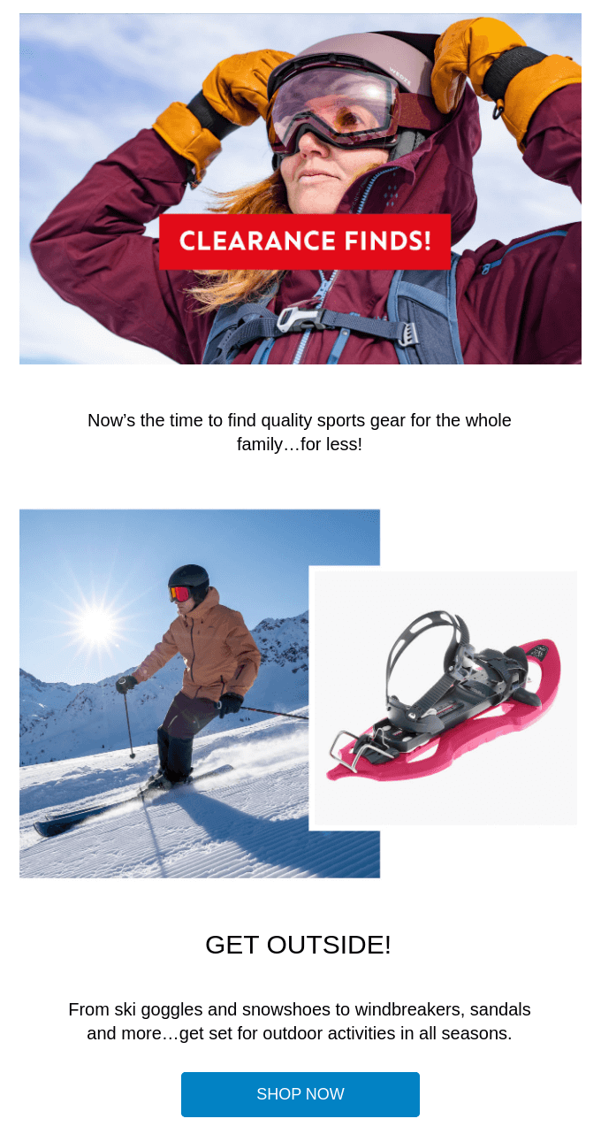 7 clearance email examples for your next sales season