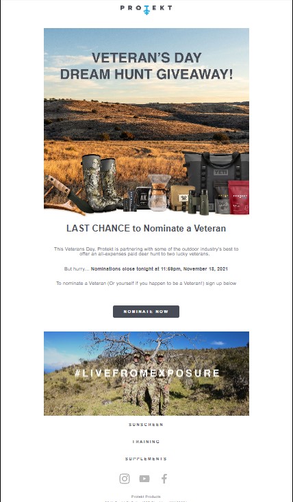 Crafting meaningful Veterans Day emails