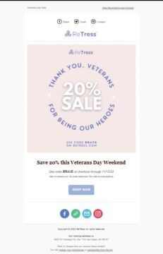 Crafting meaningful Veterans Day emails