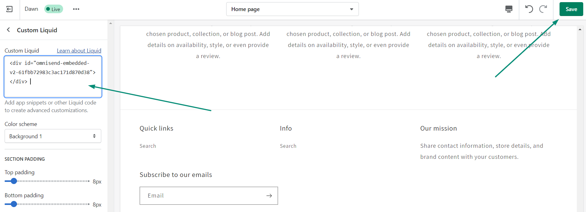 How to create a Shopify newsletter signup form in 2025