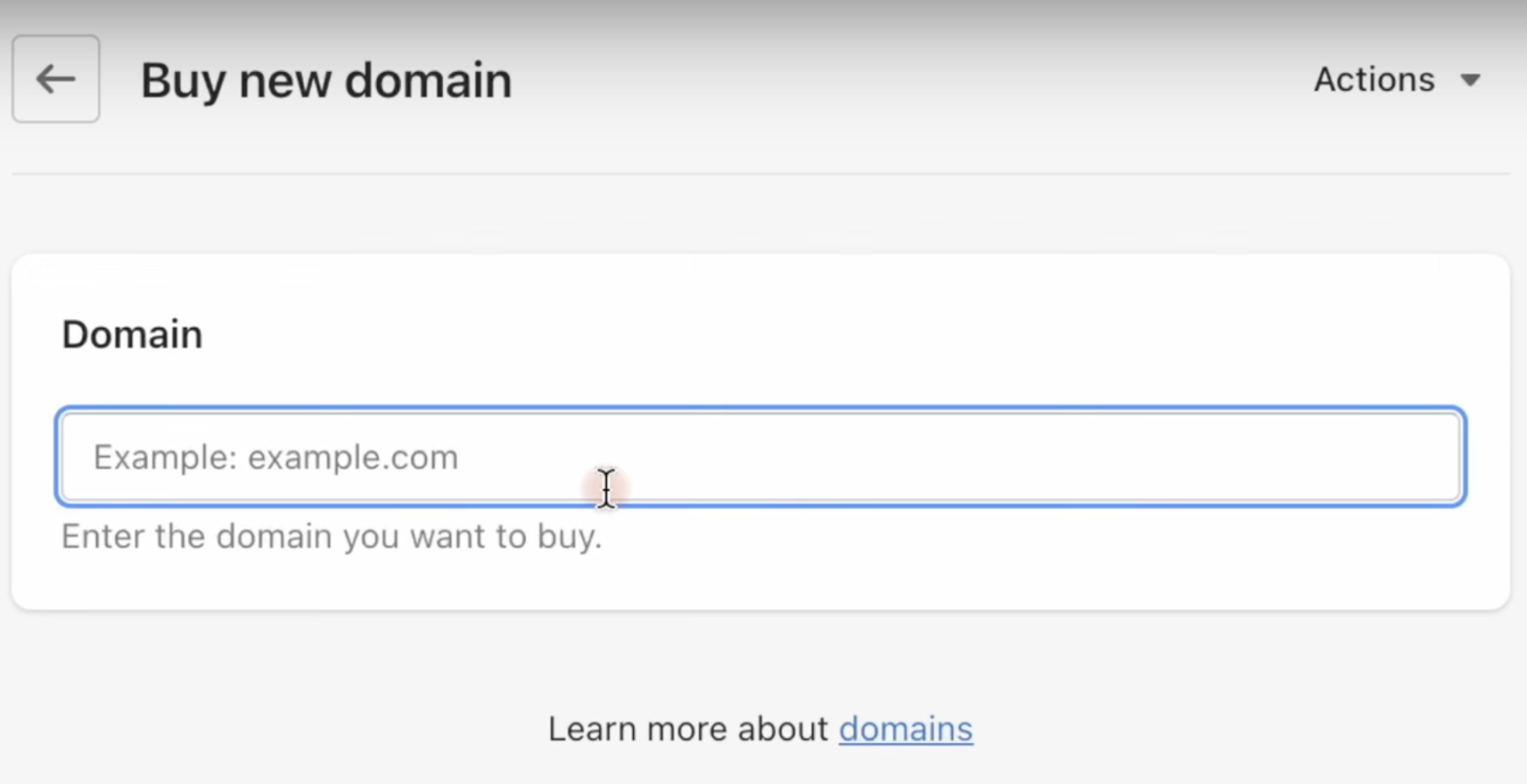 Shopify domain: Complete guide for 2025