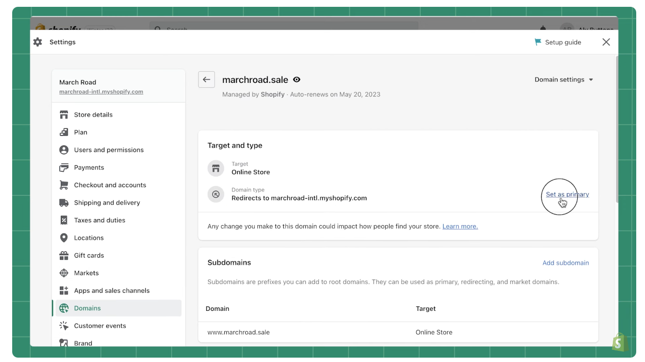 Shopify domain: Complete guide for 2025