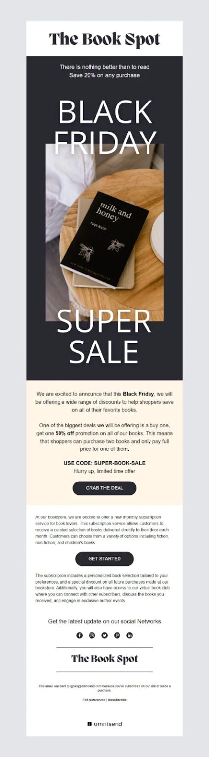 10 best Black Friday email examples and templates [2024]