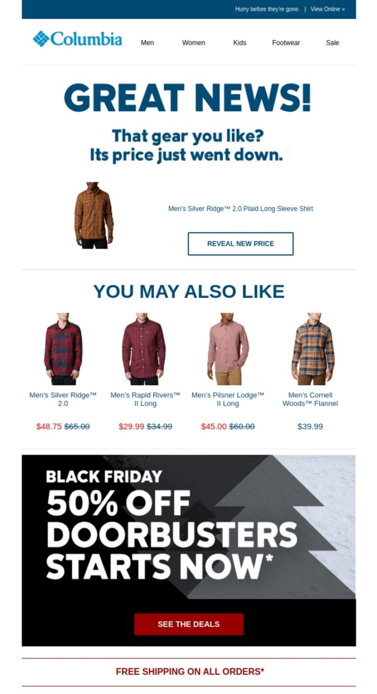 5 Best Price Drop Email Examples (2026)