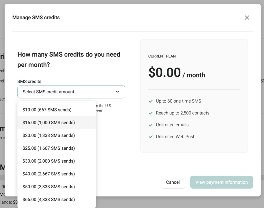 How much does SMS marketing cost in 2025?