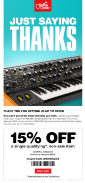 10 Discount Email Examples that Hook Customers