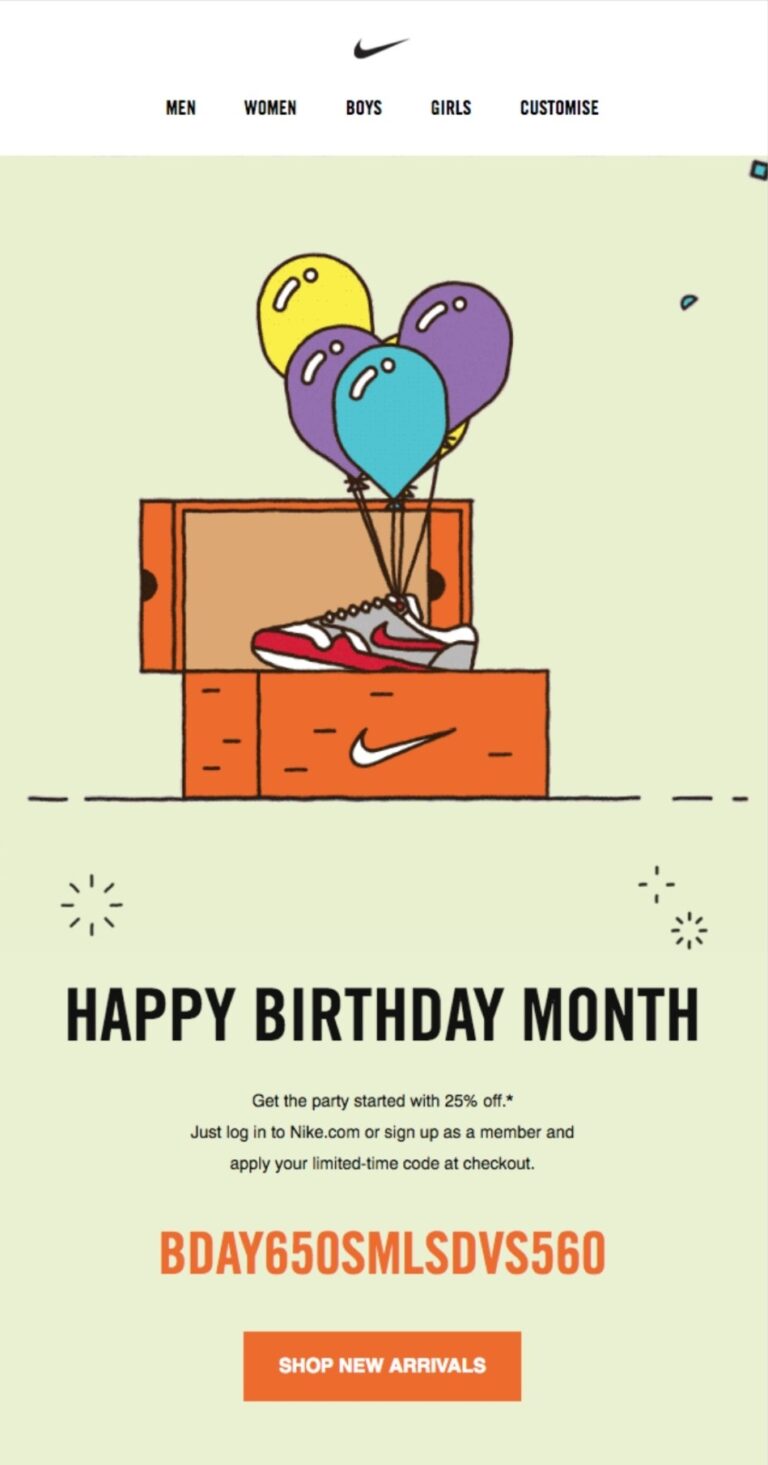15 Best Birthday Email Marketing Examples [2025 ]
