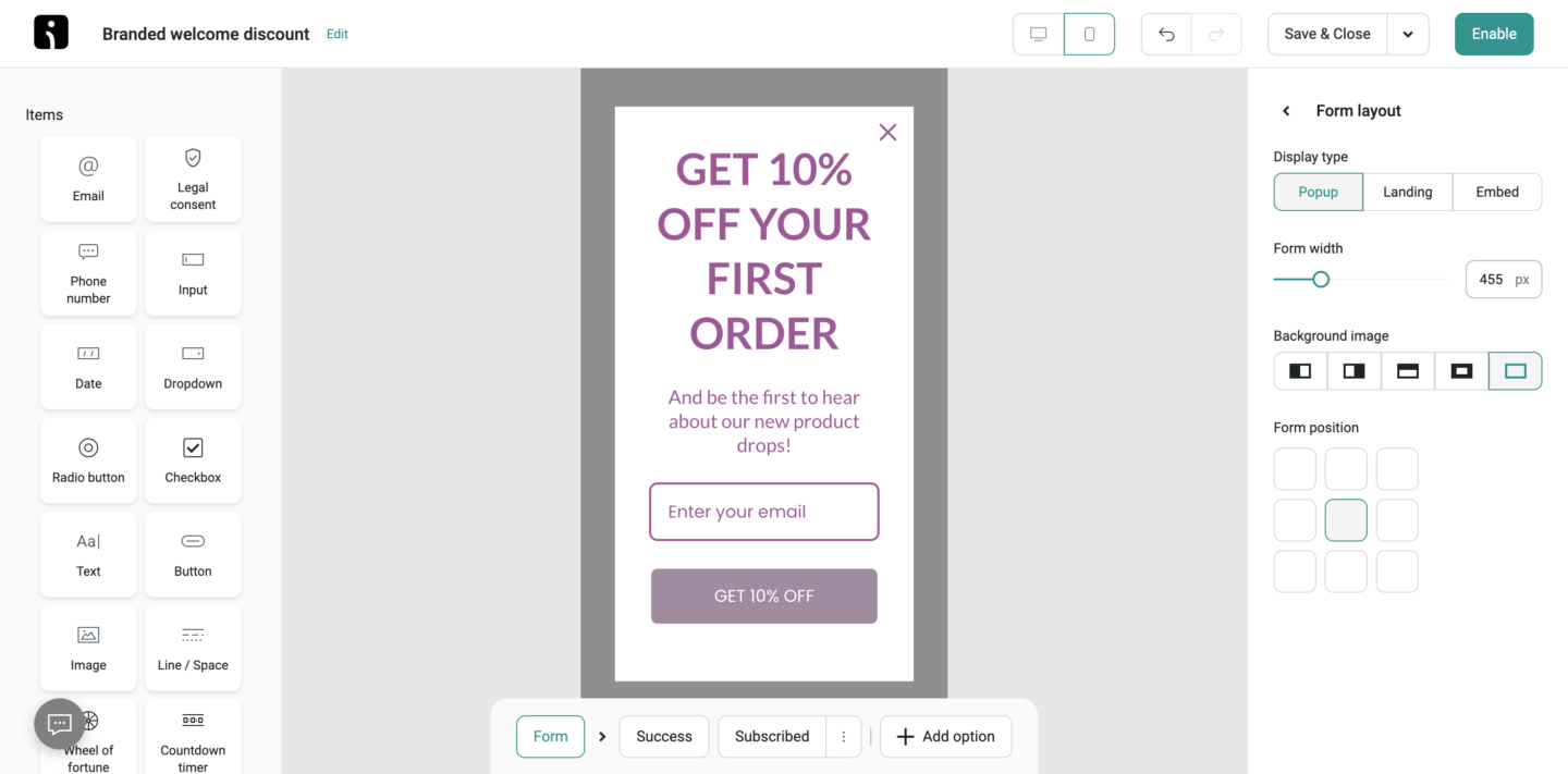 Mobile Popup Guide: Best Practices + 7 Examples