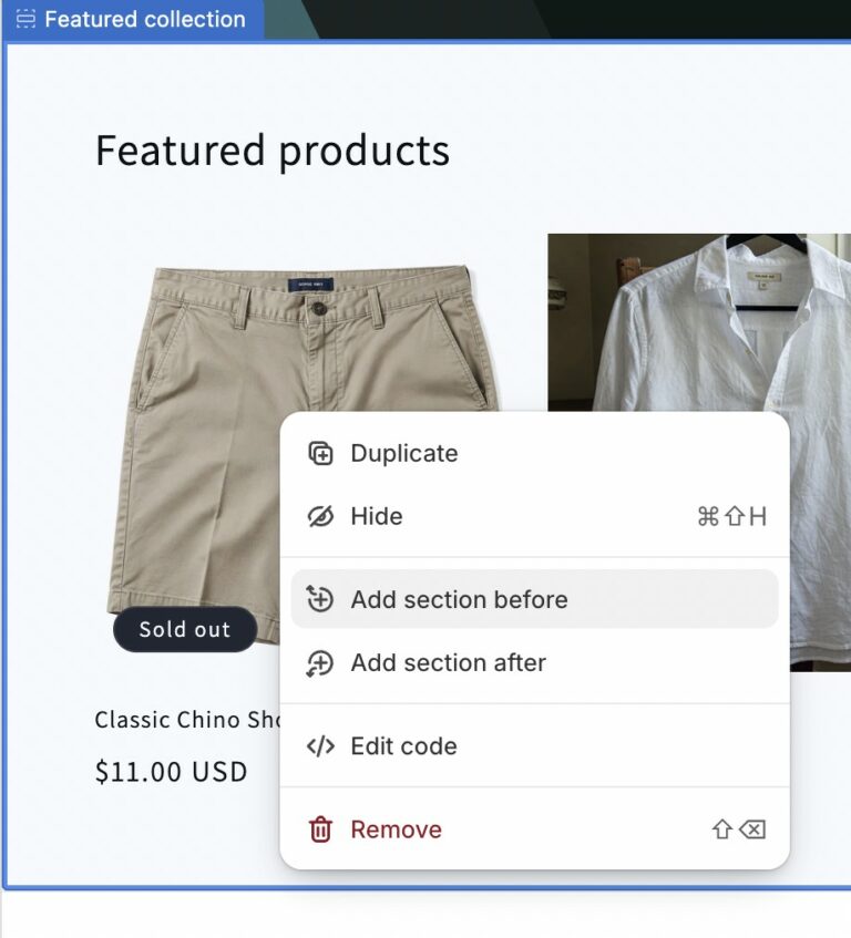 Shopify Featured Products: How to Add And Edit [+ Examples]
