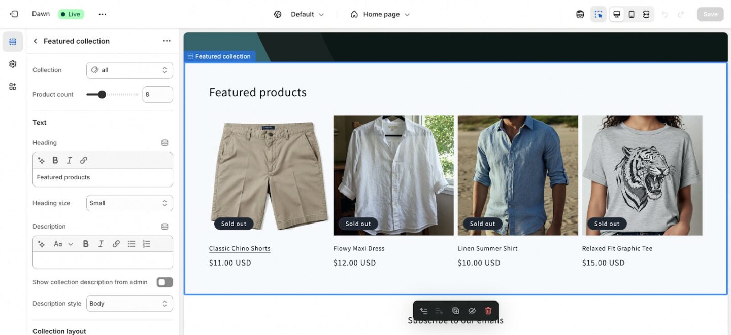 Shopify Featured Products: How to Add And Edit [+ Examples]