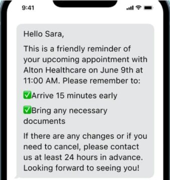 Appointment Confirmation Text Message Templates