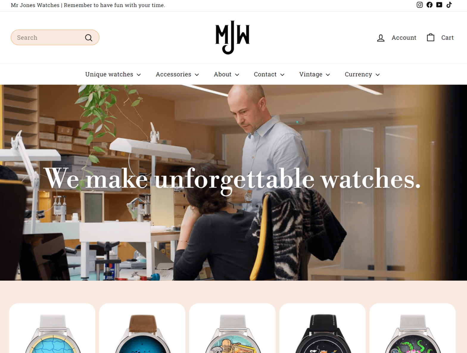 17 Best Shopify Watch Stores That Nail Design and Branding