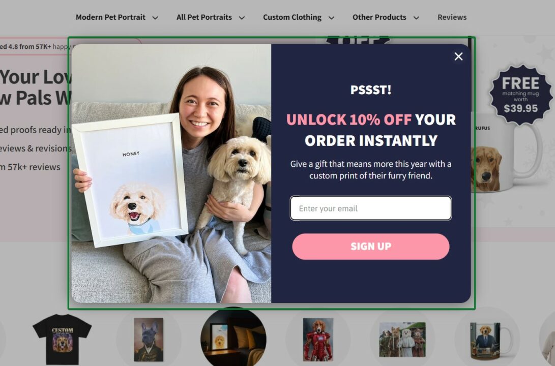 Email Popup Examples and Best Practices for Ecommerce Signups