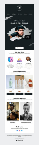 Free and Customizable Hair Care Newsletter Templates