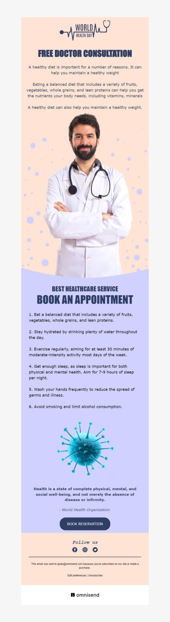 Free Wellness & Health Newsletter Templates