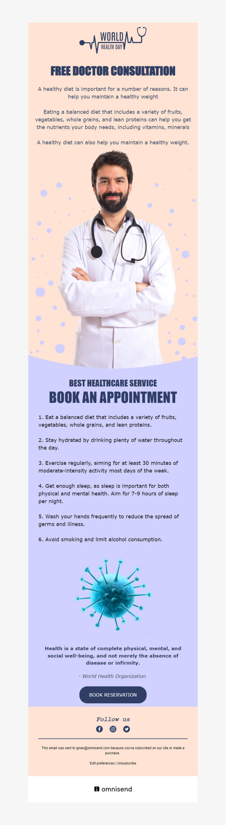 Free Wellness & Health Newsletter Templates