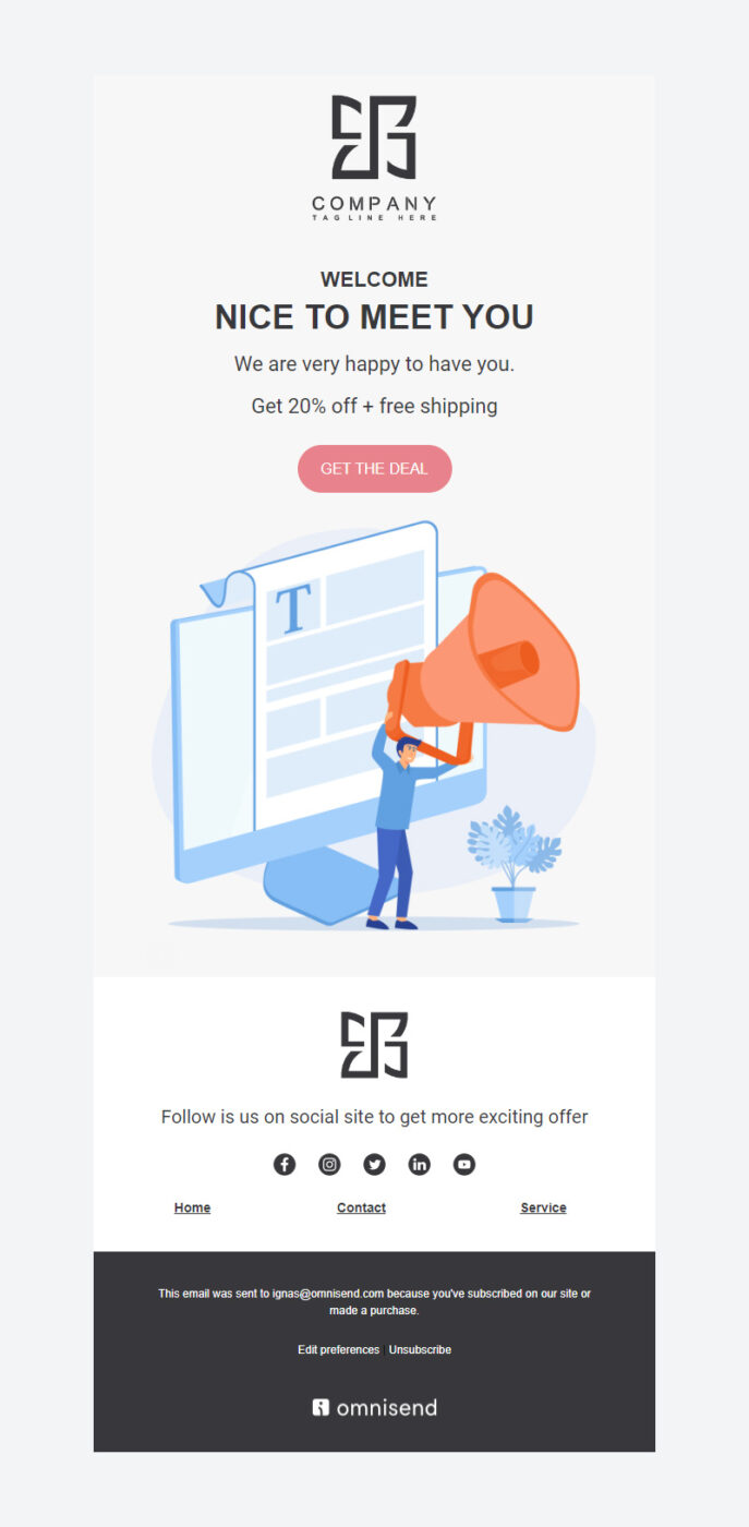 Free Welcome Newsletter Templates Free Welcome Newsletter Templates