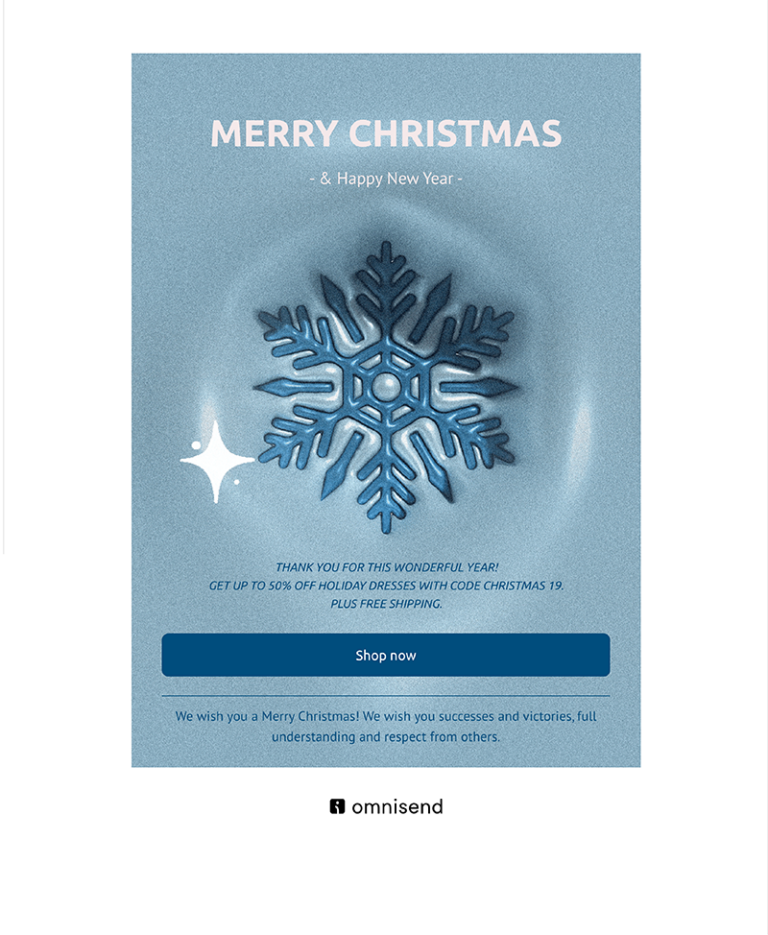 Free and Customizable Christmas Email Newsletter Templates
