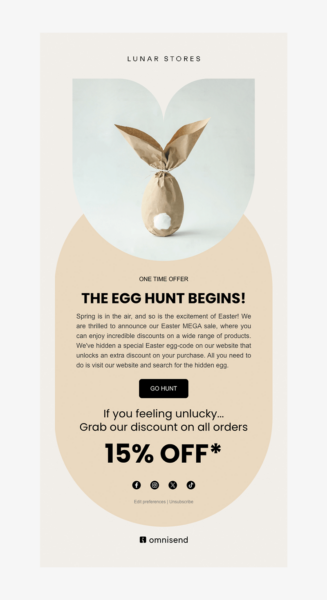 Free and Customizable Easter Email Newsletter Templates