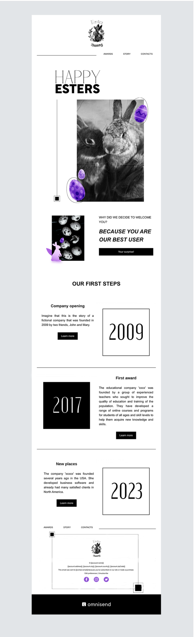 Free and Customizable Easter Email Newsletter Templates