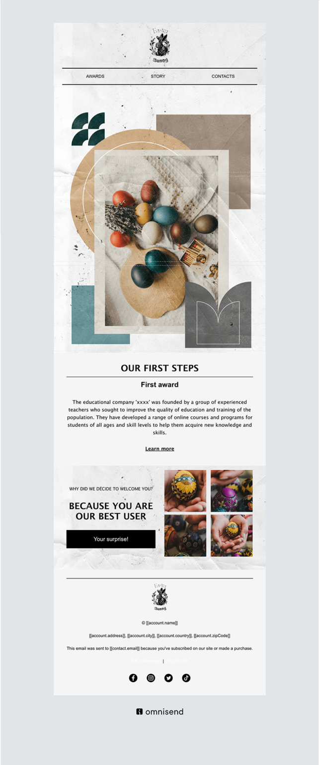 Free and Customizable Easter Email Newsletter Templates