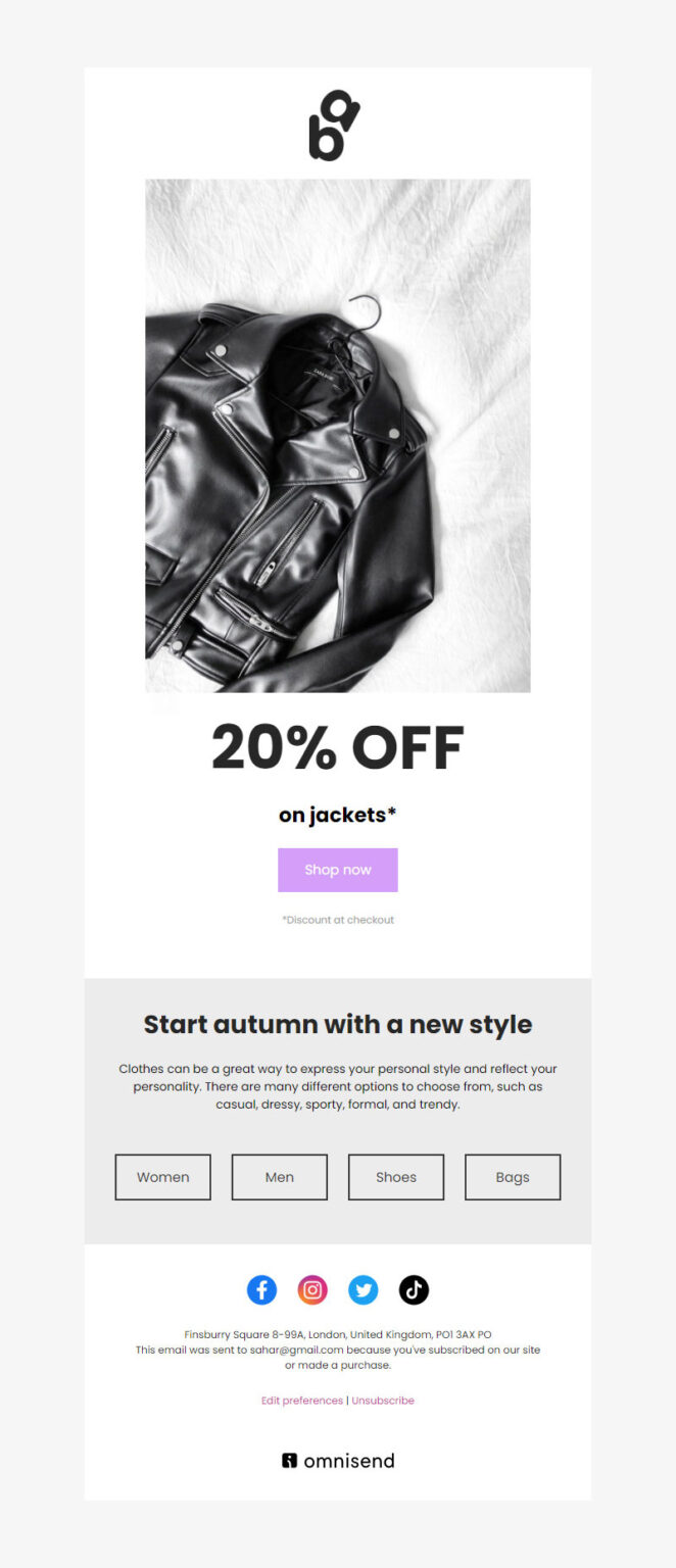 Free and Customizable Fashion Newsletter Templates