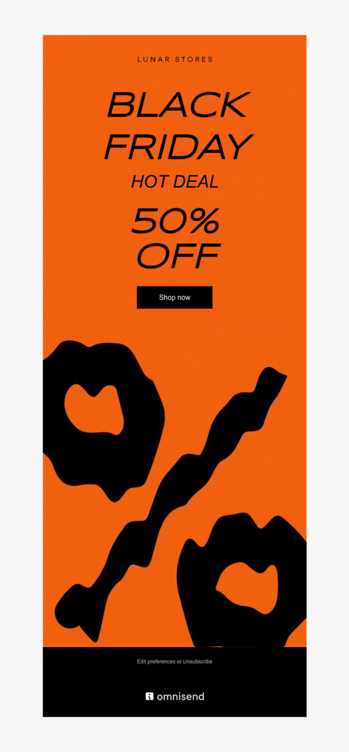 Free and Customizable Black Friday Newsletter Templates